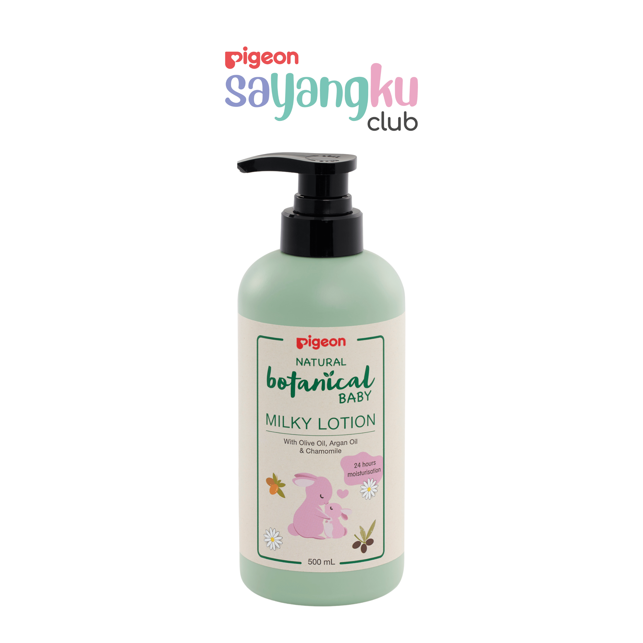 Natural Botanical Baby Milky Lotion - Pigeon Malaysia